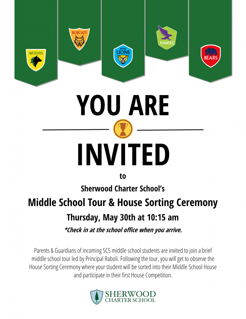 Events from June 5 – May 29 – Sherwood Charter School